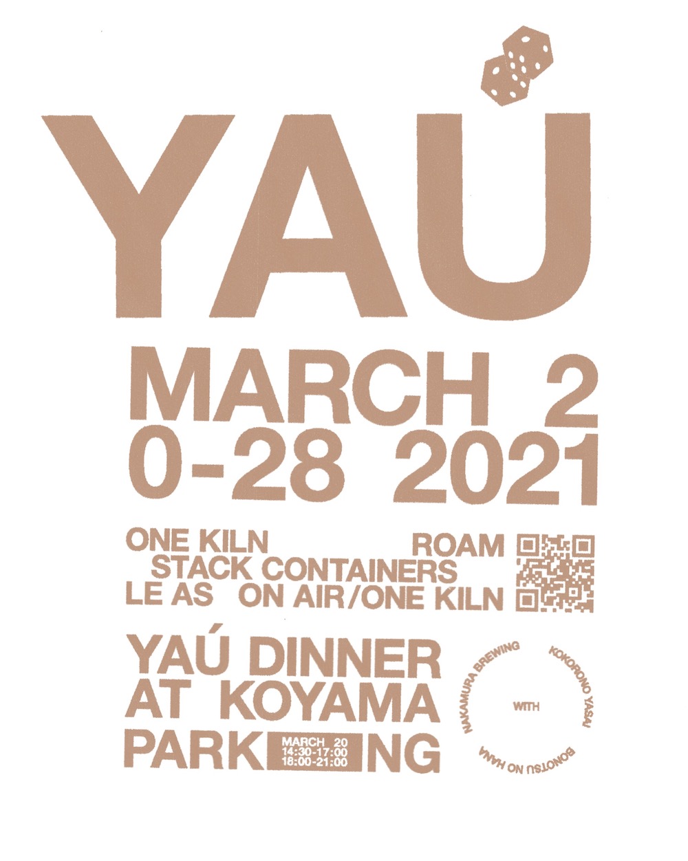 YAÚ﻿ 03.20-03.28﻿ | Dice&Dice | ONLINE STORE