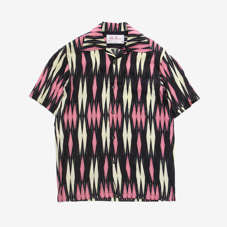 MINSA ARGYLE / BLACK&PINK | Aloha Blossom (MEN)(アロハブロッサム) | SHIRTS(シャツ ...